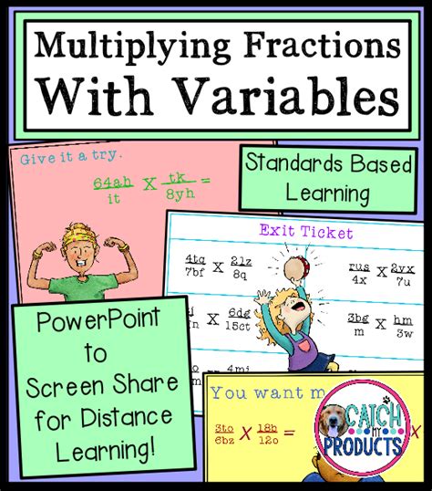 Multiplying Fractions With Variables On Both Sides For Middle School