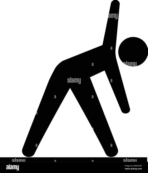 Yoga Practice Icon Stock Vector Image And Art Alamy