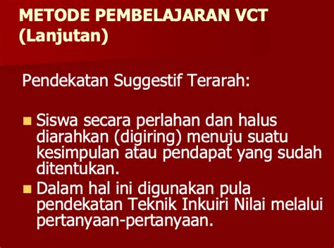 metode value clarification technique vct