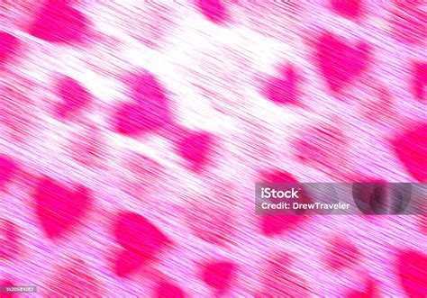 브러쉬 레드 샤이니 레트로 하트 모양의 발렌타인 데이 데이 데이 데이 포커스 블러 화이트 핑크 발렌타인 기프트 래핑 페이퍼 카드 무늬 배경 0명에 대한 스톡 벡터 아트 및