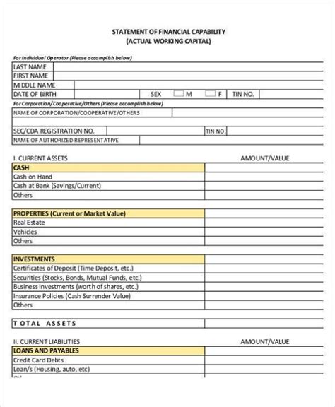12 Capability Statement Template Word Pdf Google Docs Apple Pages