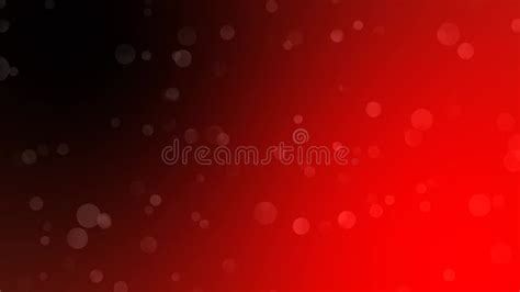 Red And Black Bokeh Gradient Background Loop Motion Moving Bubbles