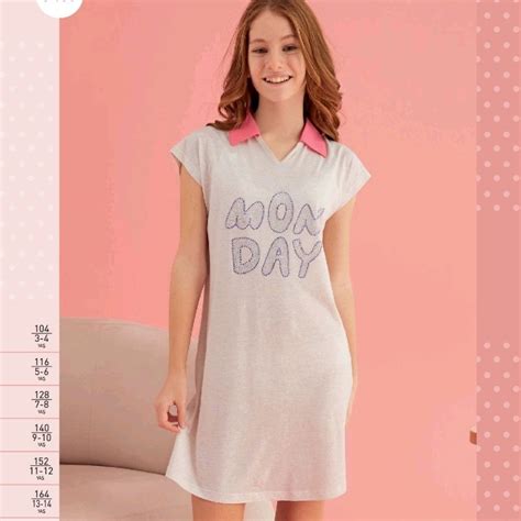 کمدا قیمت و خرید پیراهن راحتی دخترانه سویم رنگ طوسی سایز 3 تا 16 سال