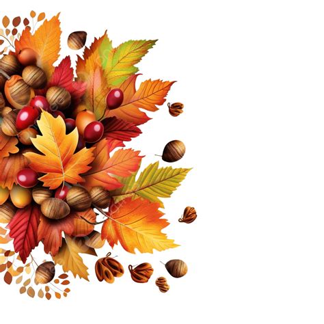 행복한 추수 감사절 가을 단풍 도토리 축하 카드 추수 감사절 카드 행복한 추수 감사절 Png 일러스트 및 이미지 에 대한 무료 다운로드 Pngtree