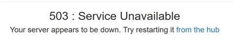 503 sevice unavailable when a second user log in the system · issue