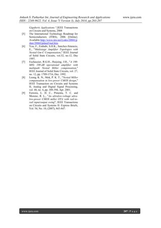 Performance Analysis Of Low Power High Gain Operational Amplifier