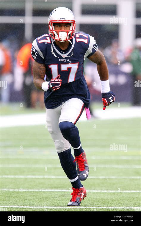 Gillette Stadium 25th Oct 2015 Ma Usa New England Patriots Wide