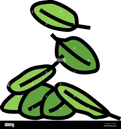 Leaves Spinach Color Icon Vector Illustration Stock Vector Image And Art