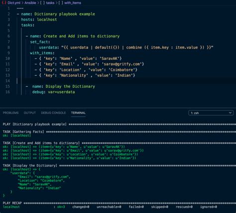 Ansible Dictionary How To Create And Add Items To Dict Devops Junction