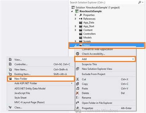 getting start with knockoutjs in asp mvc 4 mindstick