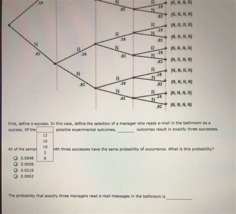 Solved Analyzing A Binomial Experiment Using A Tree Chegg Com