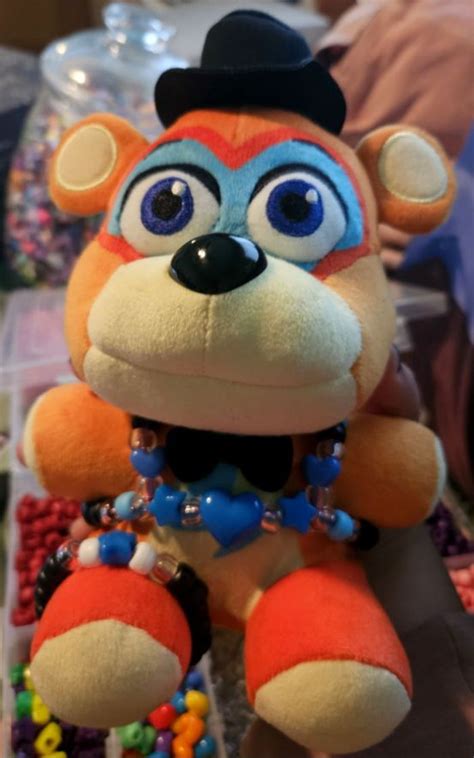 Plush Kandi Harness Glamrock Freddy By Bubbleowo Kandi Photos On