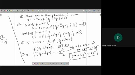 Problems Of Arbitrary Functions Lecture 3 Youtube