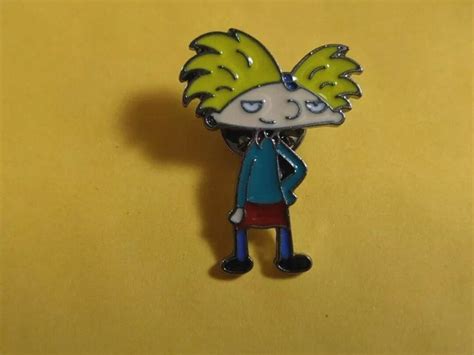Hey Arnold Cartoon Enamel Lapel Metal Pin Badge Brooch Etsy