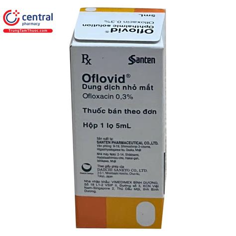Thuốc Nhỏ Mắt Oflovid 0 3 điều Trị Viêm Bờ Mi Viêm Kết Mạc