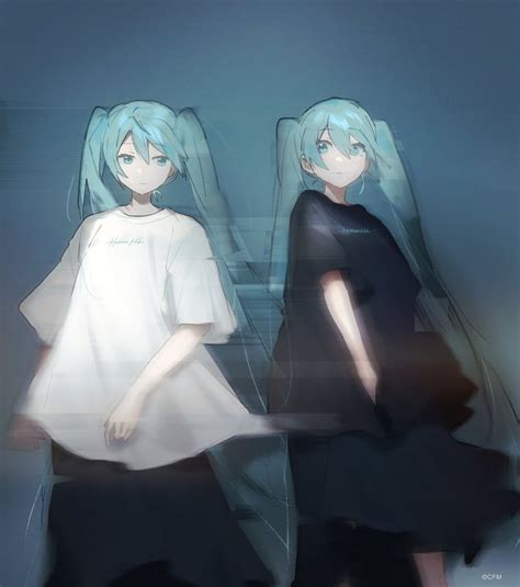 Hatsune Miku Vocaloid And 1 More Drawn By Hassansink916 Danbooru