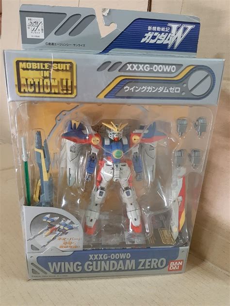 Bandai Mobile Suit Gundam Wing Xxxg 0 Transforming Wing Zero Action