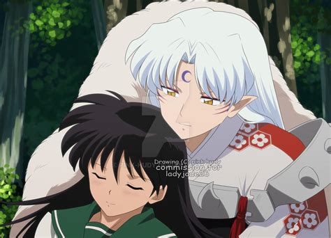 Commission Hitomi And Sesshomaru 3 By Pink Hudy On Deviantart