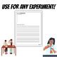 Scientific Method Lab Experiment Process Template Handout For Any Lab