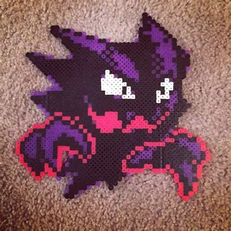 Haunter Perler Bead Templates Perler Bead Patterns Perler Beads