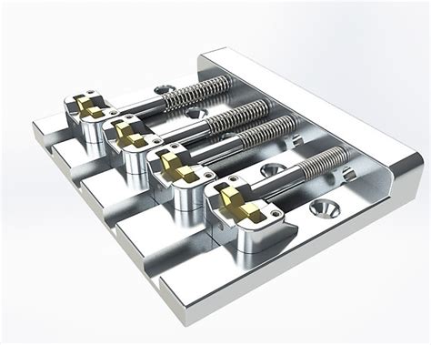 New Hipshot Kickass High Mass Bass Bridge For Badass Bass Reverb