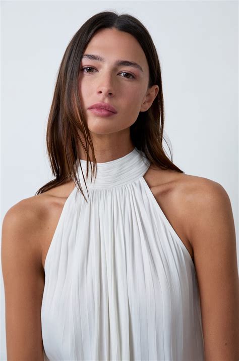 Top Tour De Cou Fluide Urya Blanc Etam