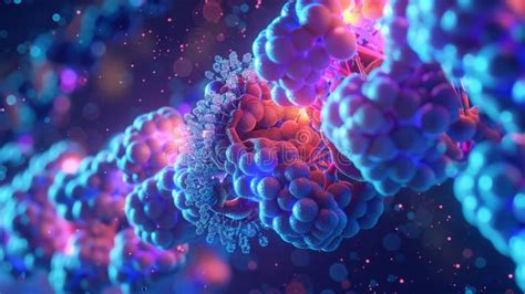 Fluorescent Image Of Nadh Dehydrogenase The First Enzyme In The