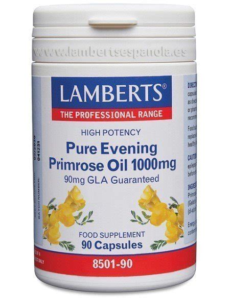 Lamberts Aceite de Prímula Puro mg Cápsulas