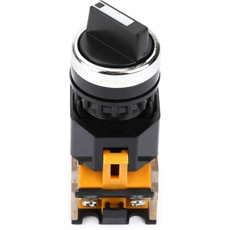 Interruptor Giratorio Pulsador Redondo 22 Mm Selector Giratorio
