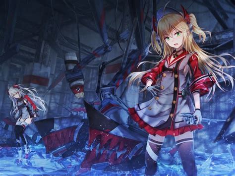 Обои на рабочий стол Аниме Лазурный Путь Принц Ойген Azur Lane