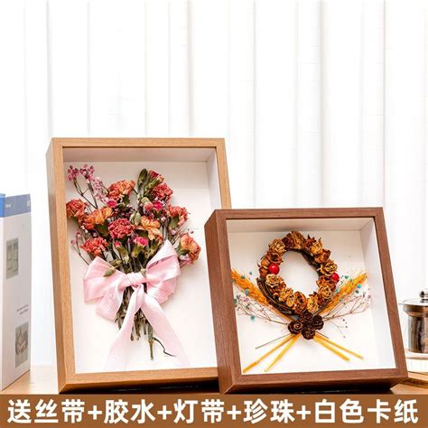 【臺灣進口】幹花相框中空3cm5cm掛墻立體植物標本框畵框兒童畵創意裝飾擺件 蝦皮購物