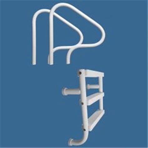 Saftron P 326 Sl4 W 4 Step Split Ladder 7 X 35 In Wall Mounted Pool
