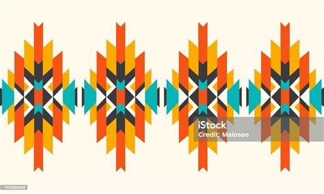 기하학적 민족 패턴 동양 원활한 패턴 직물 커튼 배경 카펫 벽지 의류 포장 Batik 직물 벡터 일러스트 레이 션을위한 디자인 패턴 스티 0명에 대한 스톡 벡터 아트 및