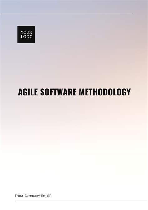 Free Agile Software Methodology Template To Edit Online