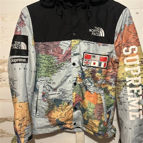 Supreme X The North Face Atlas World Map Expedition Depop
