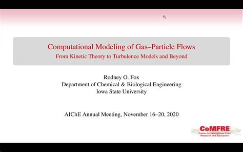 Computational Modeling Of Gas Particle Flows From Kinetic Theory To Turbulence Models And