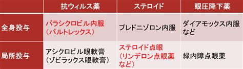 VZV前部ぶどう膜炎の治療 目医者情報