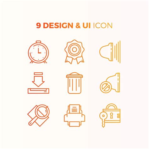 Free Vector User Interface Icon Collection