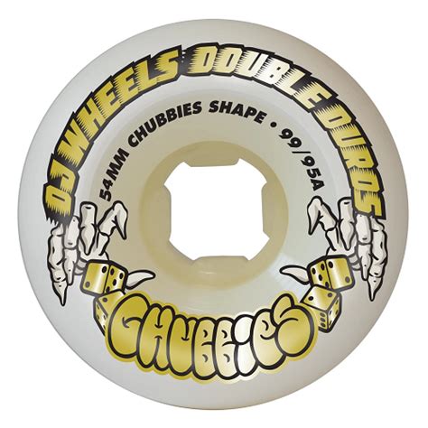 Oj Double Duro Chubbies White Wheels — Killerskateshop
