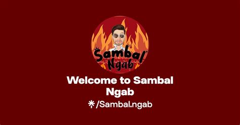 Welcome To Sambal Ngab Linktree