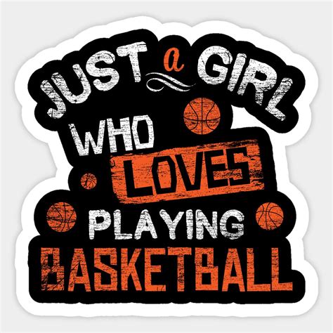 Basketball Girl Sticker Artofit