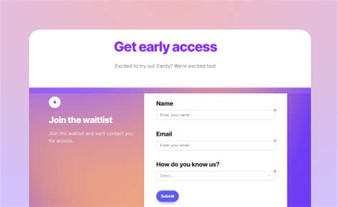 Browse Through Our Waitlist Page Templates Collection Typedream