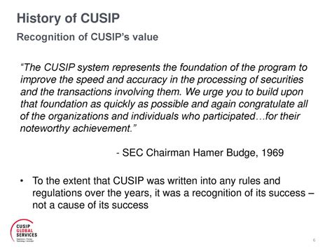 Cusip 101 Back To Basics April 26th Ppt Download