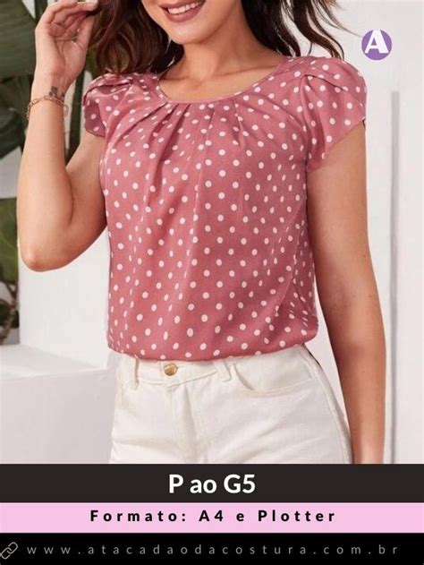 Molde Blusa Mery Atacadão Da Costura