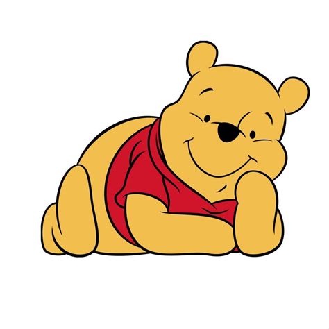 Fofa Ursinho A Pooh Desenho Animado 22036284 Vetor No Vecteezy
