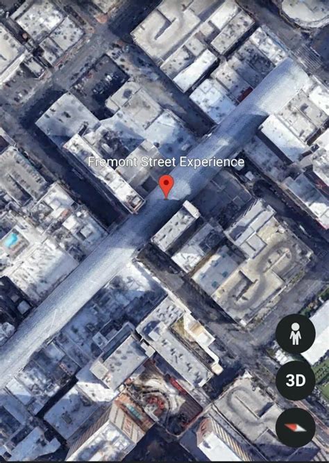 The Fremont Street Experience Location Google Earth Hacks