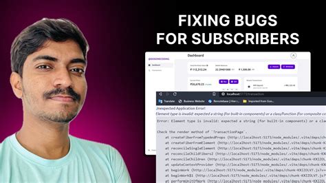 Fixing Errors For Subscribers React Project 6 Youtube