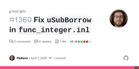 Fix Usubborrow In Func Integer Inl By Fletterio Pull Request