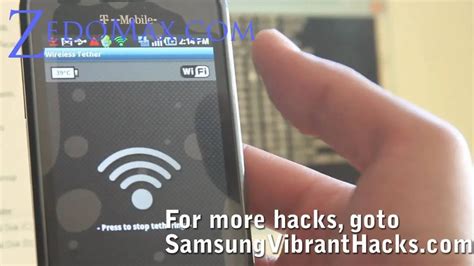 How To Install A Free Wifi Tethering Application On A Samsung Vibrant