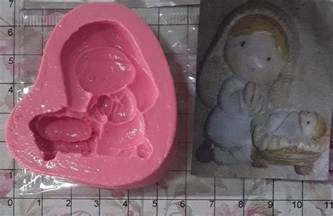 Ref 70000h039 Molde Silicona Virgen Infantil Portisur